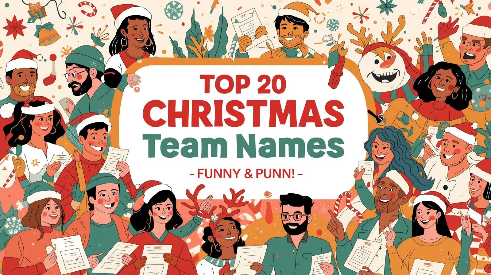 20 Christmas Team Names Quizzes for Every Holiday 2025