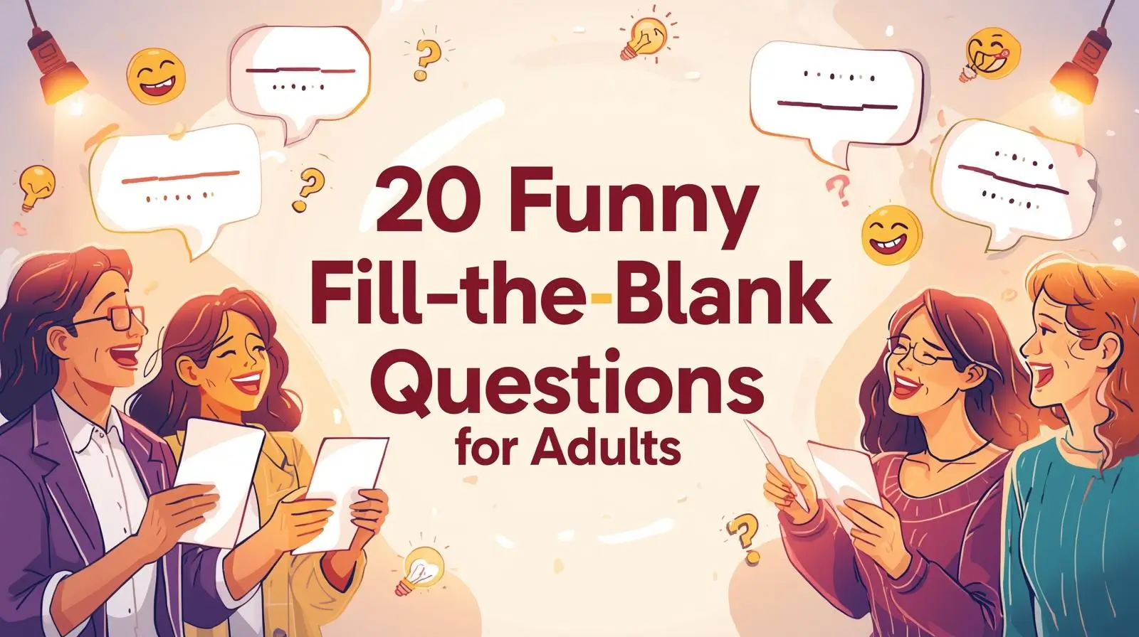 20 Fill in the Blank Questions funny with answers for Adult