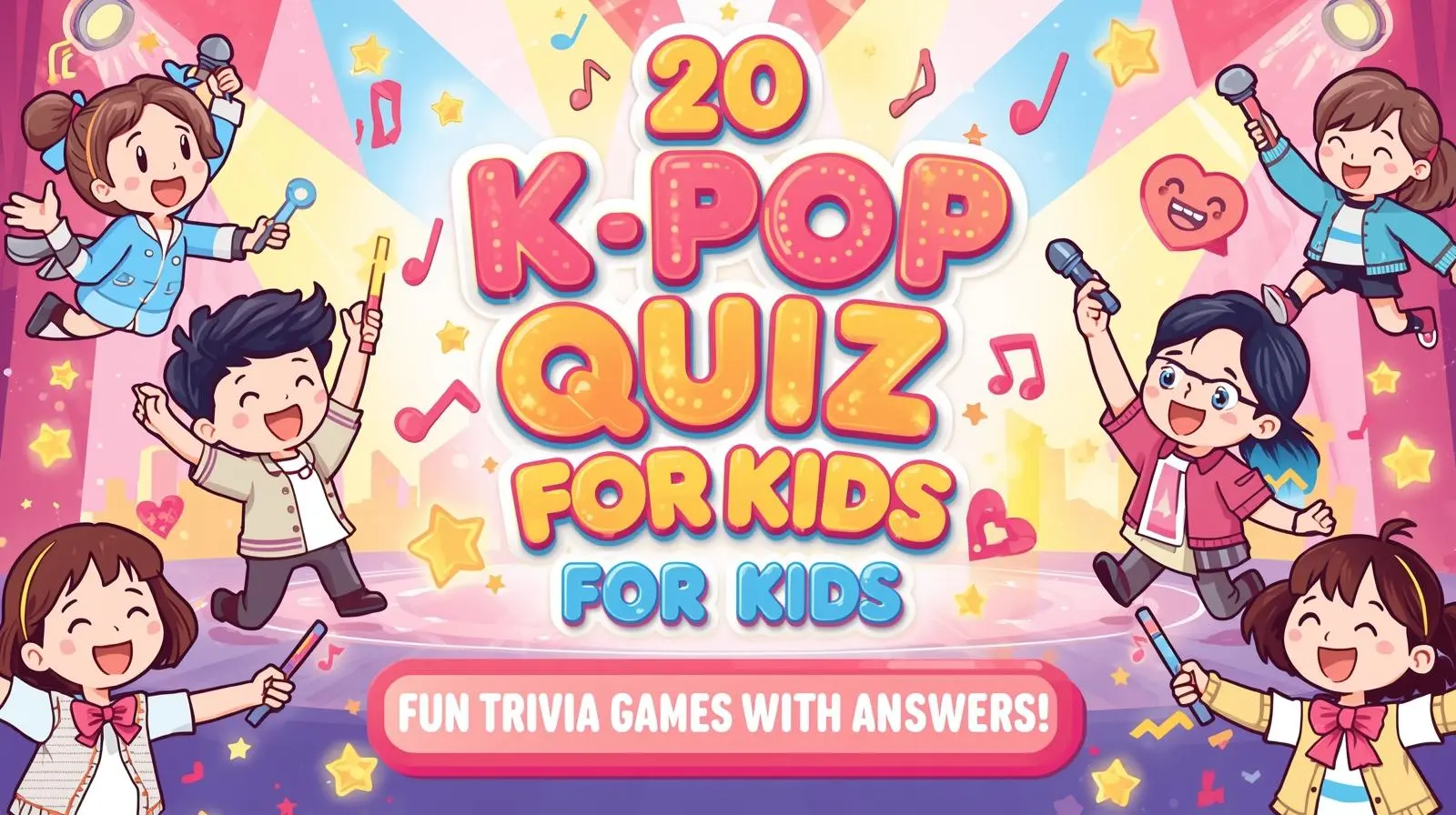20 K-Pop Quiz for Kids With Answers (K-pop Trivia Games)